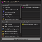 Recipe Book - Factorio Mods